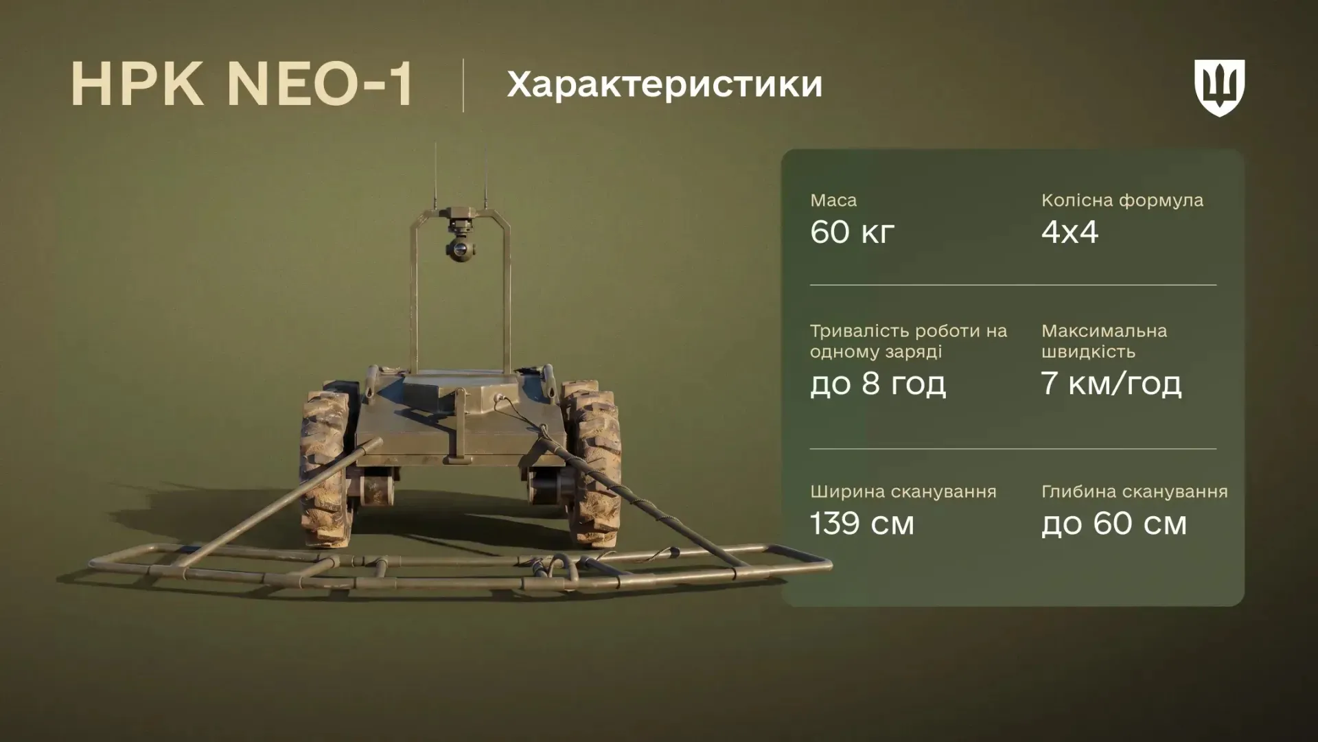The Ukrainian Armed Forces have put the new NEO-1 sapper robot into ...